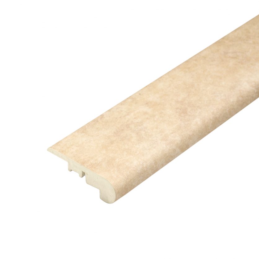 Beige Travertine T6000 Stair Nosing - One Step Beyond Flooring